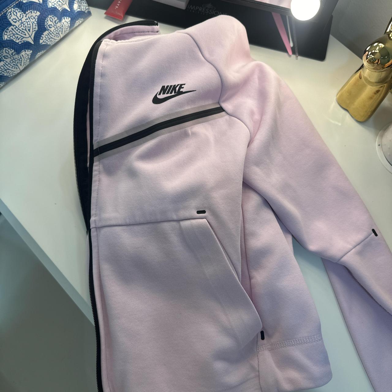 Pink Nike tech (probably never worn) - Depop