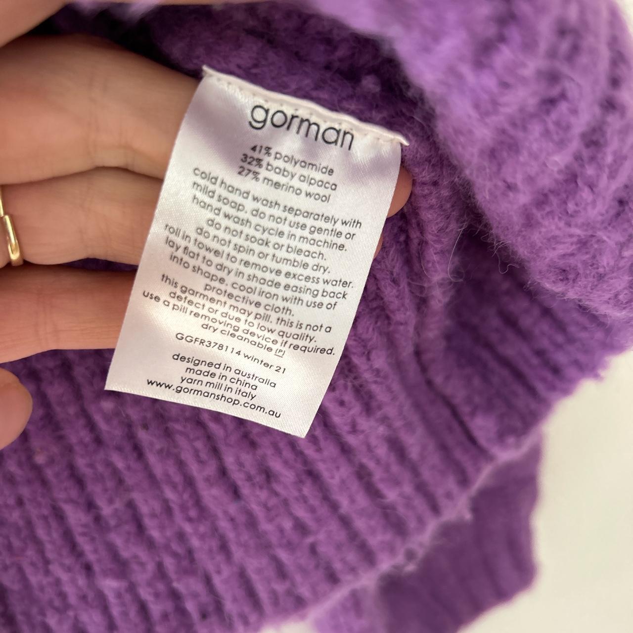 Gorman wool sweater. Fits a 6-8. Could do with a... - Depop