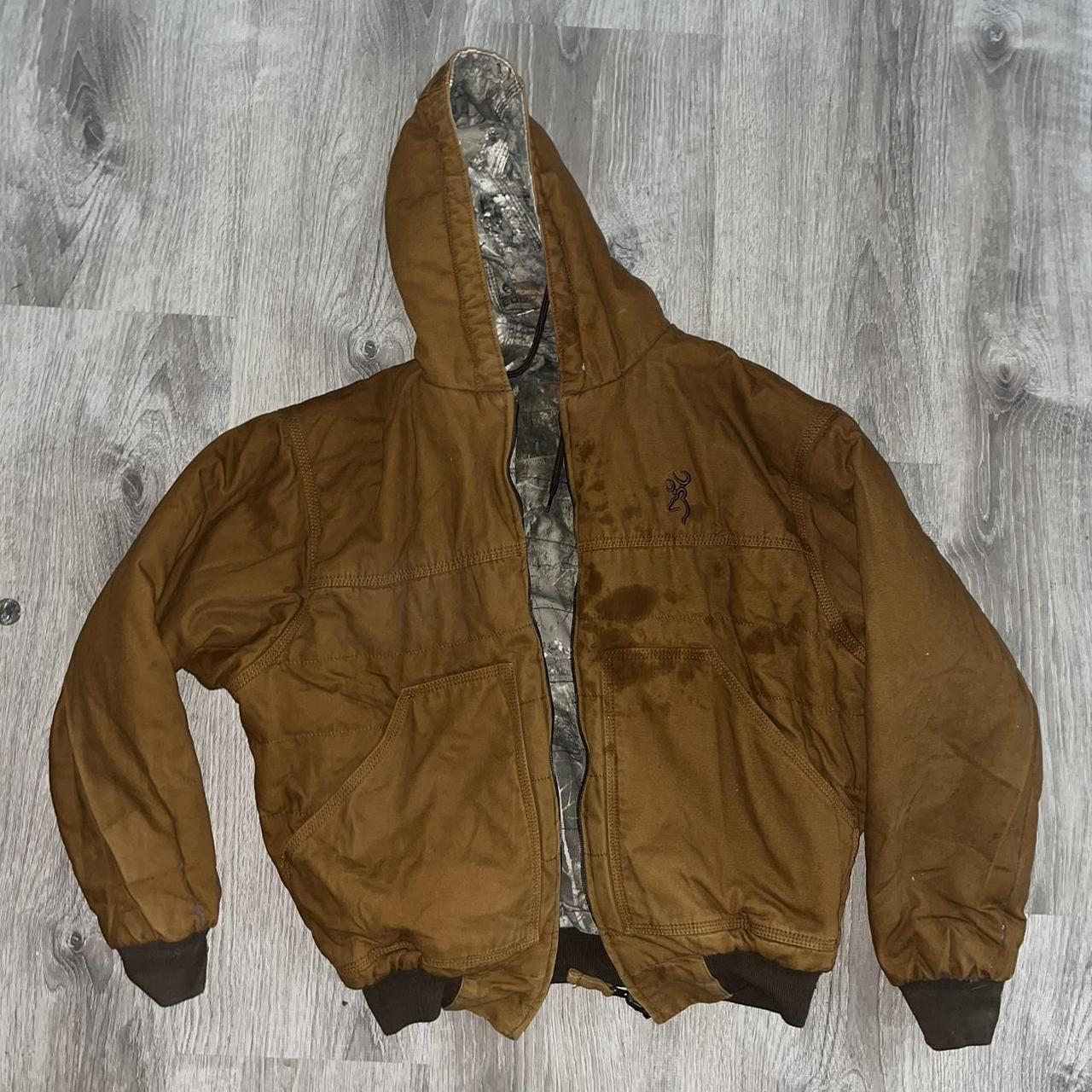 Realtree Mens Work To Hunt Reversible Jacket Size... - Depop