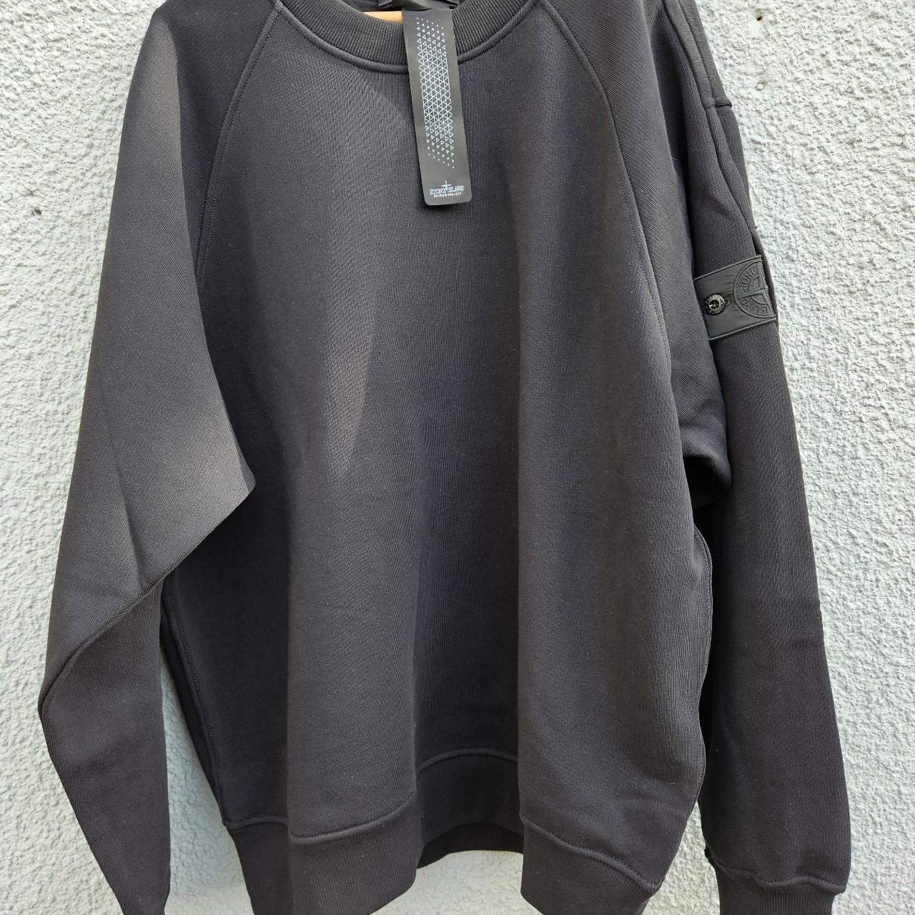 Stone island shadow project jumper black 60619... - Depop