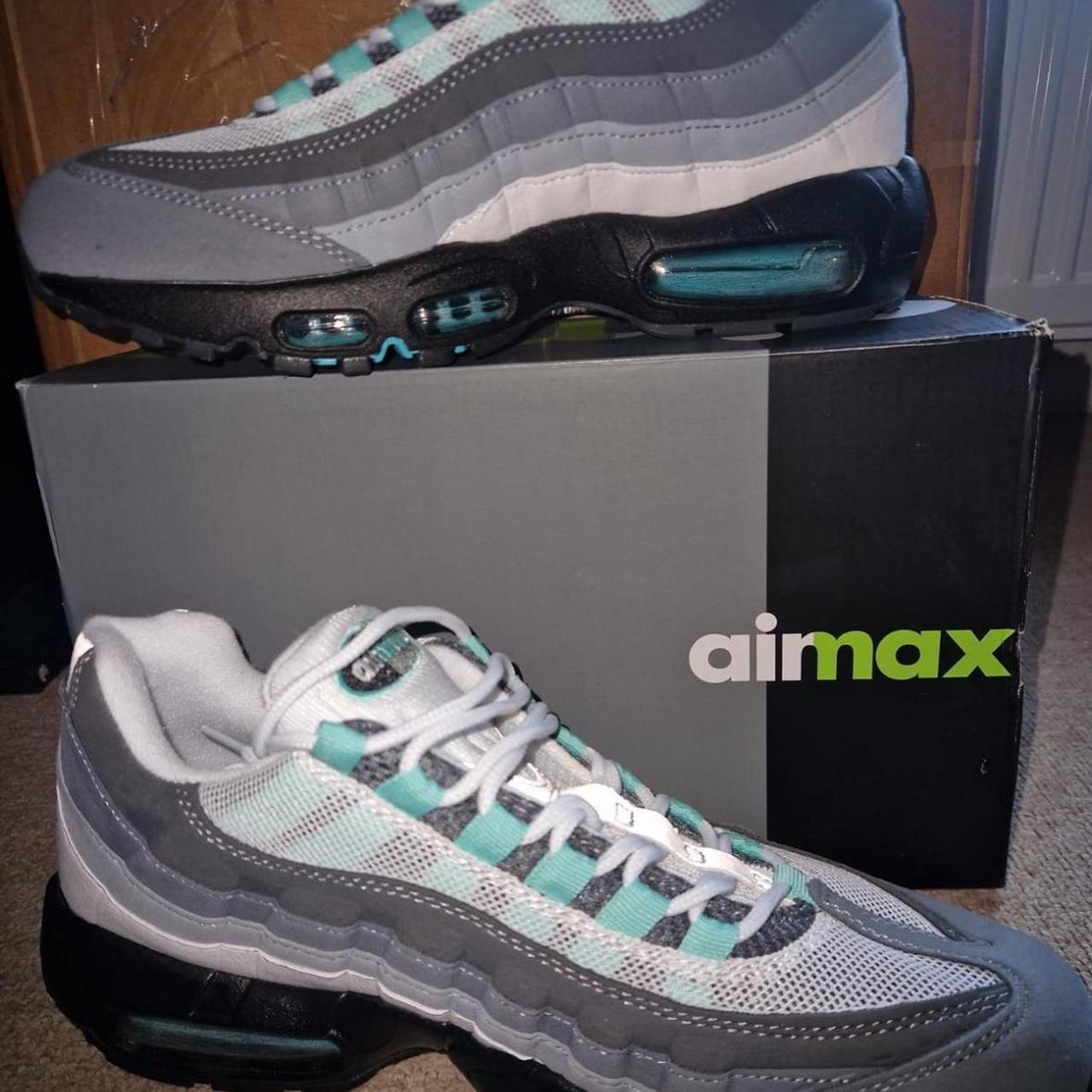 AirMax 95s Turquoise 🤩 Brand New + Box 📦 Size Uk... | Depop