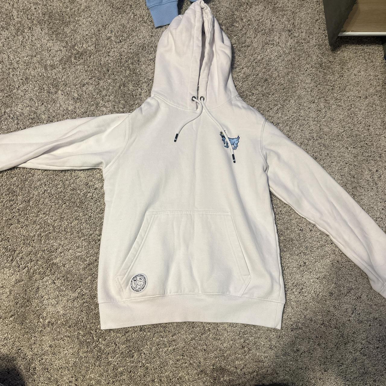 White goat USA hoodie No stains or signs of wear... - Depop