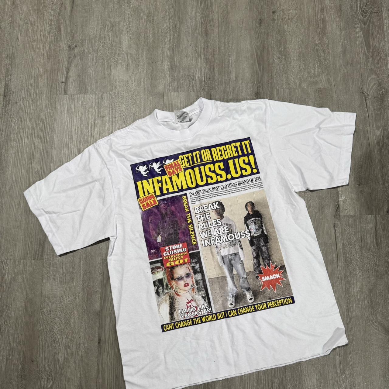 We are infamous tee - Depop