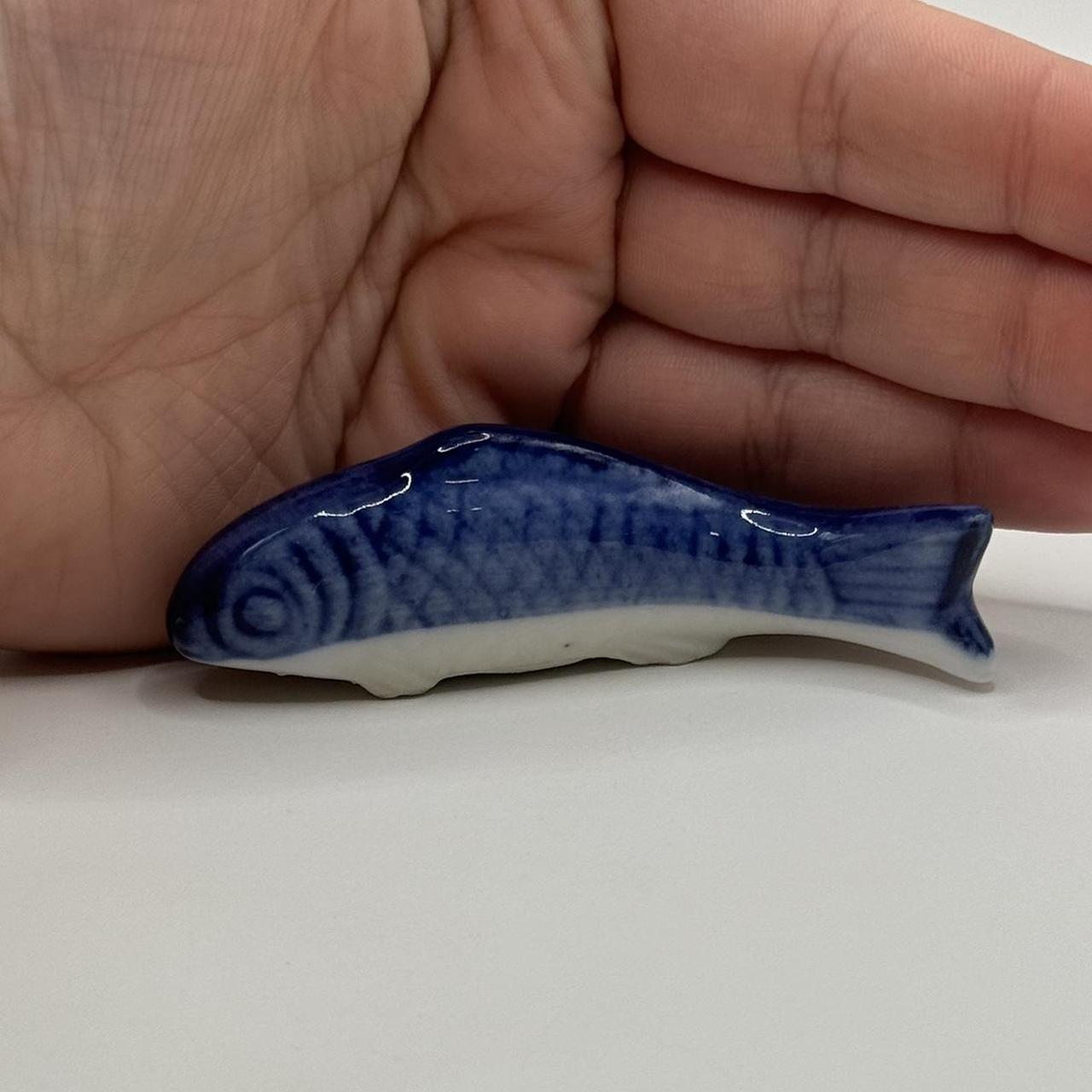 Vintage Koi Carp Fish Ceramic Glazed Pottery... - Depop