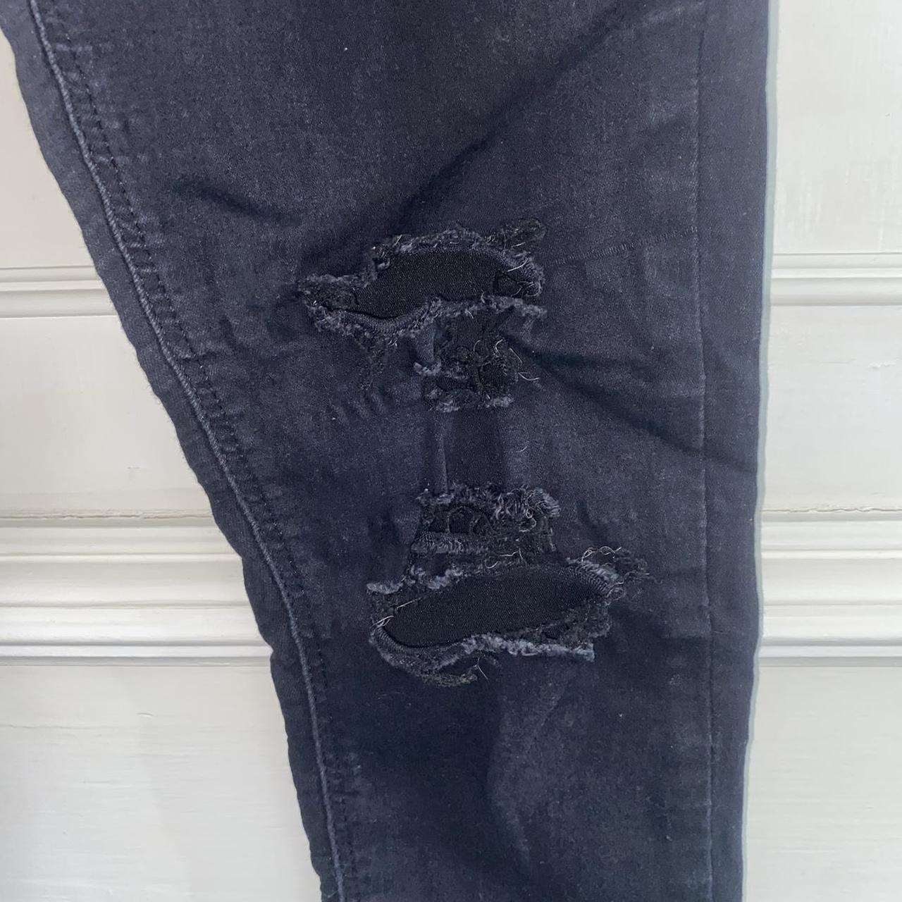 Topshop Moto black Joni ripped jeans W30 L30 like... - Depop