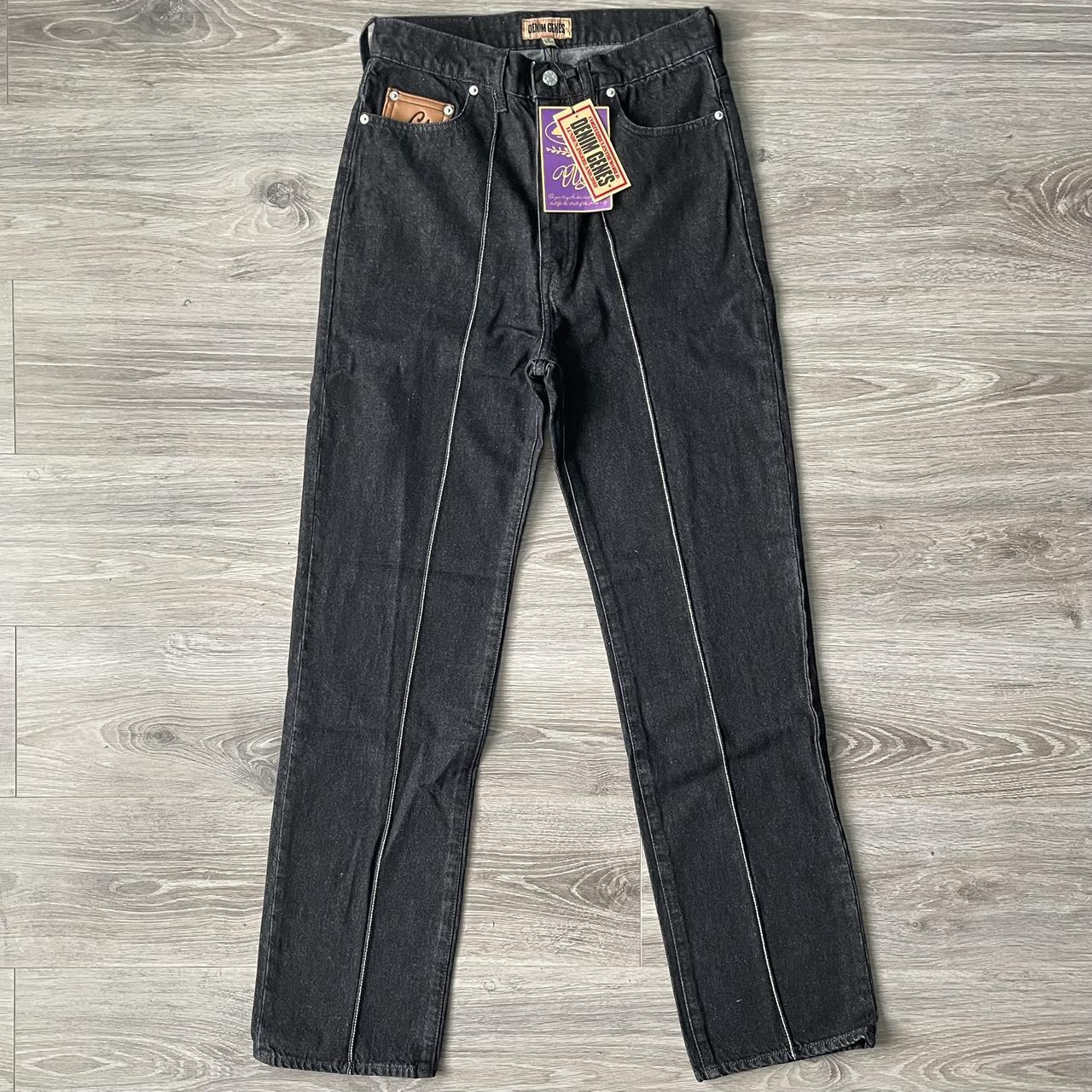 Corteiz Black Denim Jeans Size Small Brand New With... - Depop
