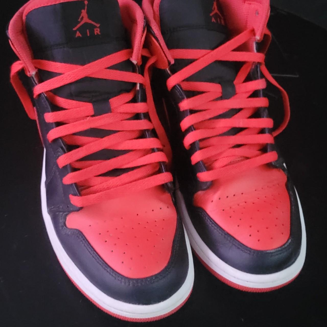 Air Jordan 1 Red/Black Colorway Size US mens... - Depop