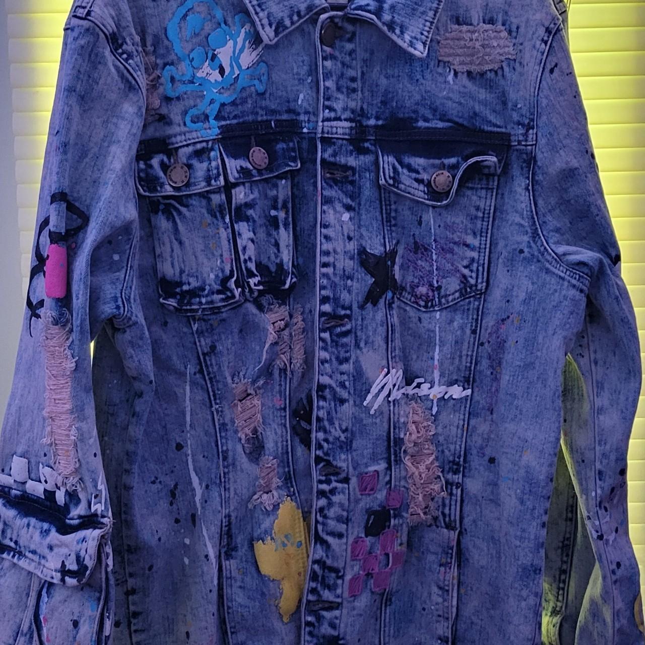 XL Streetwear Jean Jacket RSN brand Never... - Depop