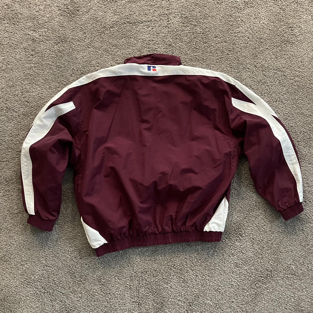 XL Vintage VolleyBall Russel Jacket - Depop