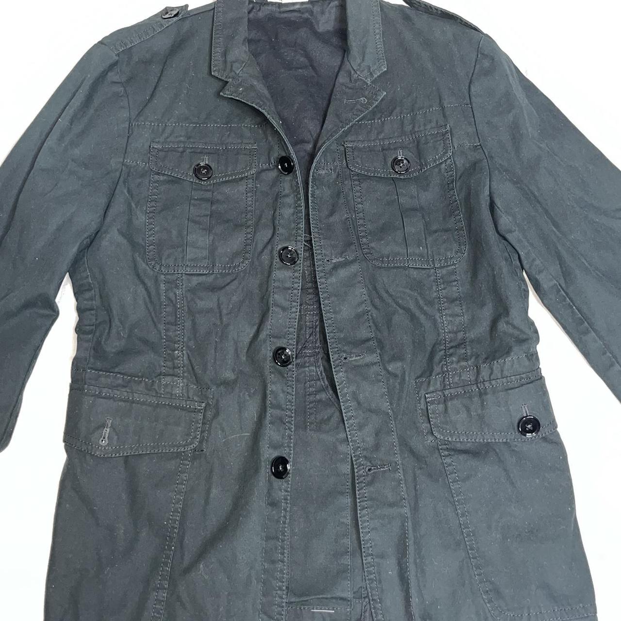 Express Men’s Black Denim Jacket #Jackets... - Depop