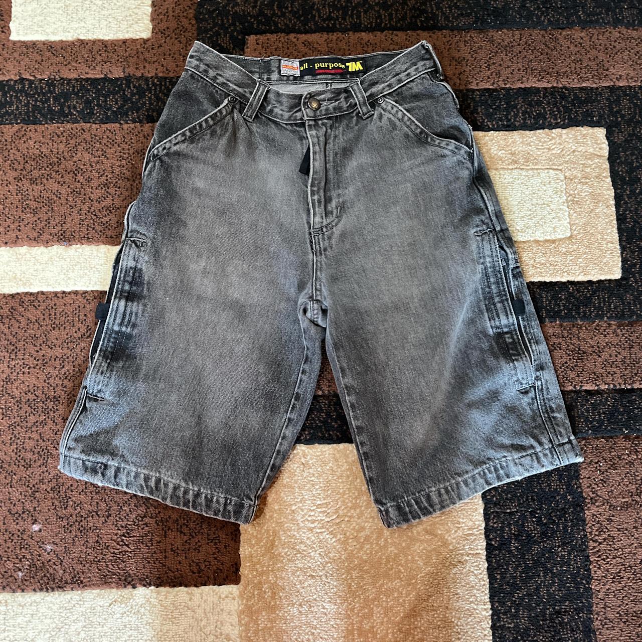 Stone wash grey jorts All purpose great for the... - Depop