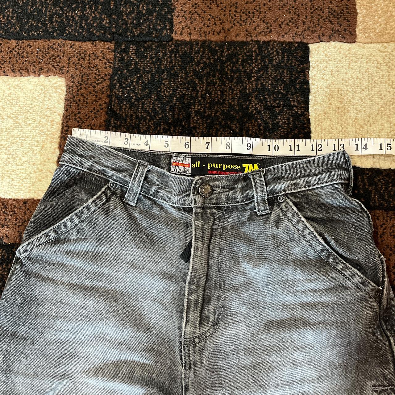 Stone wash grey jorts All purpose great for the... - Depop