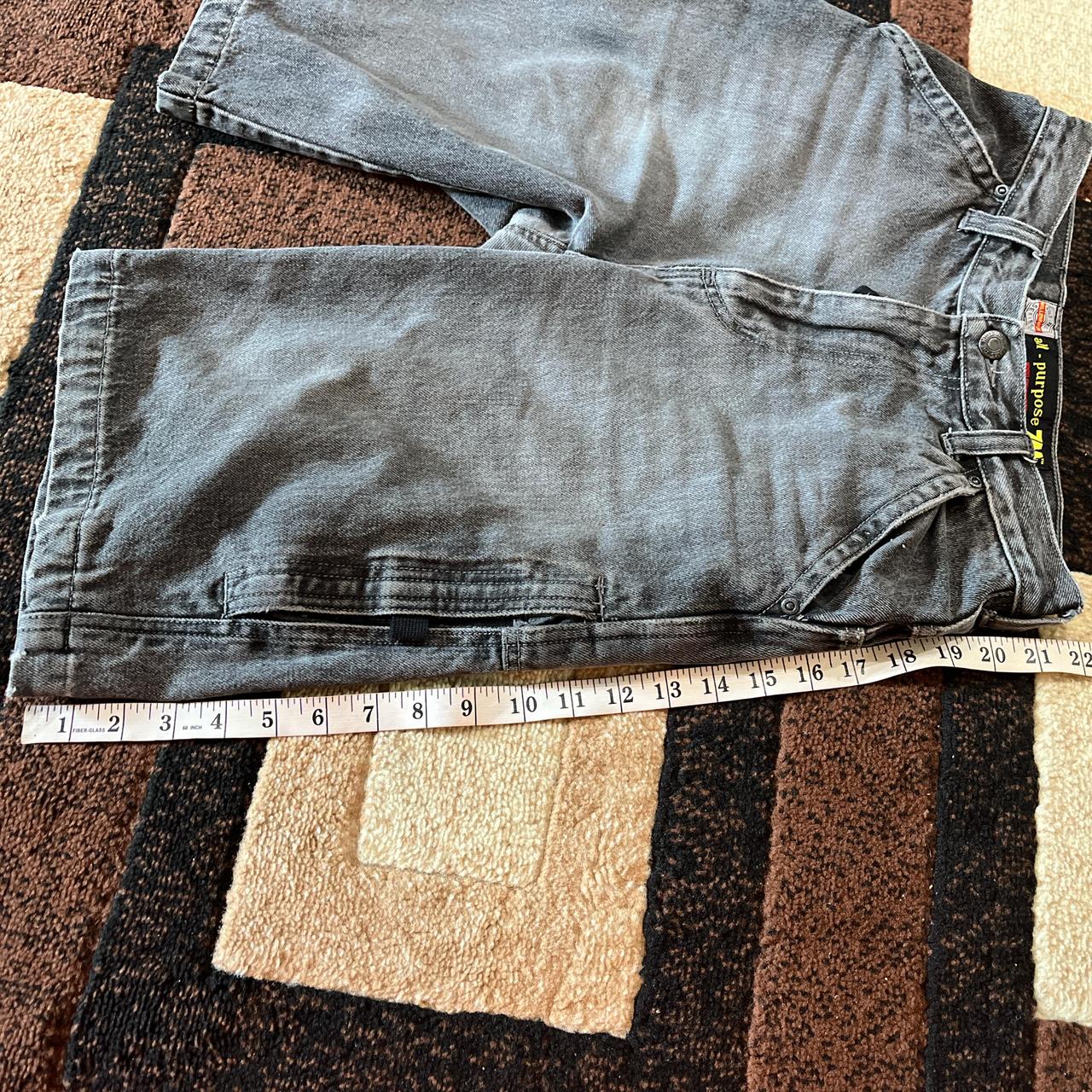 Stone wash grey jorts All purpose great for the... - Depop