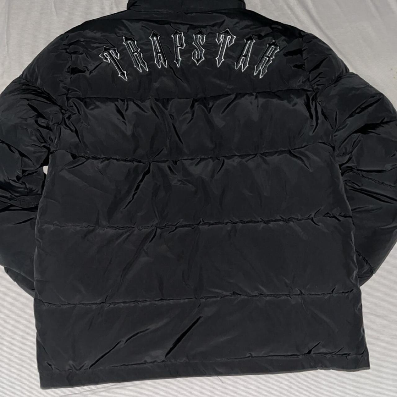 Trapstar black on black puffer jacket Worn a few... - Depop