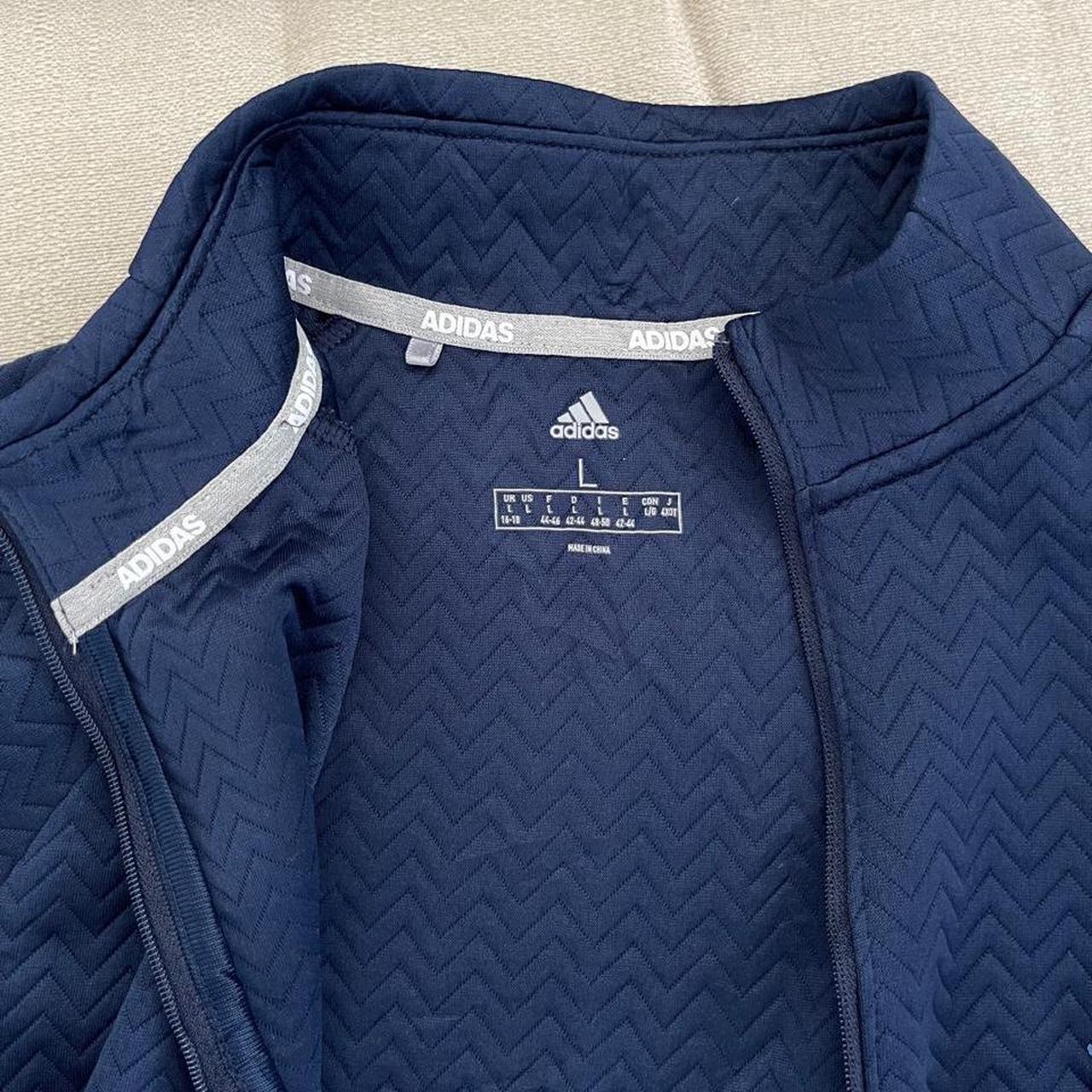 Adidas Textured Jacket Unisex Top Quality Color... - Depop