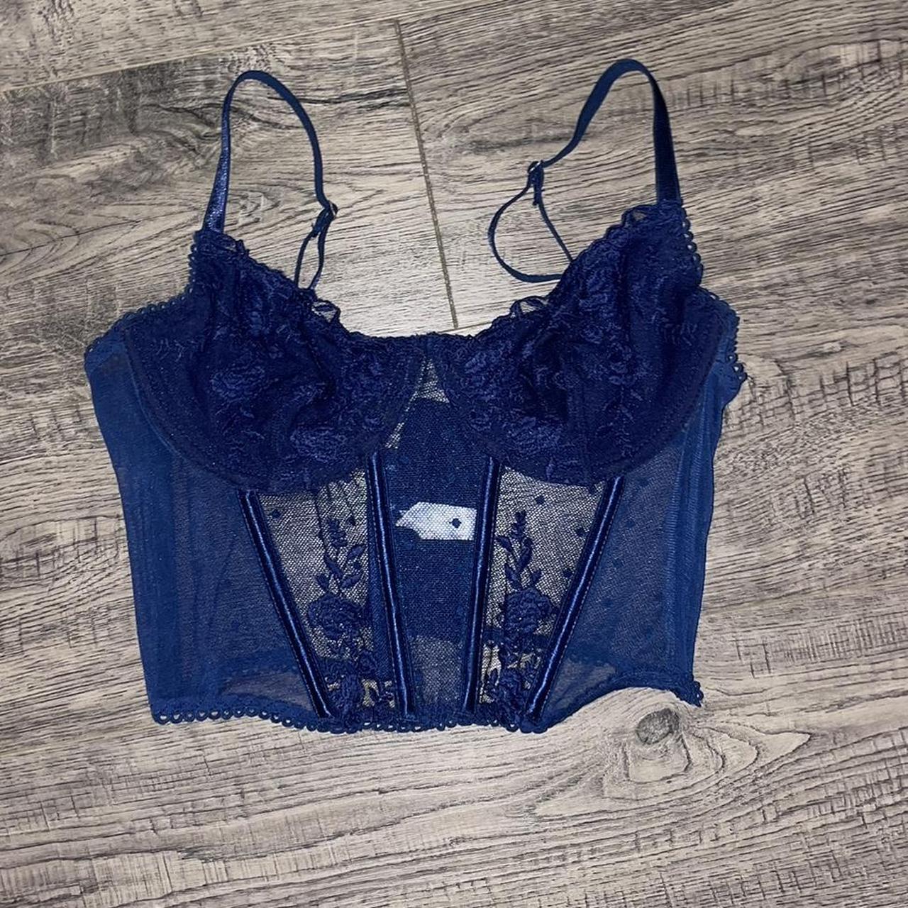 Kat the Label corset worn once such a pretty and... - Depop