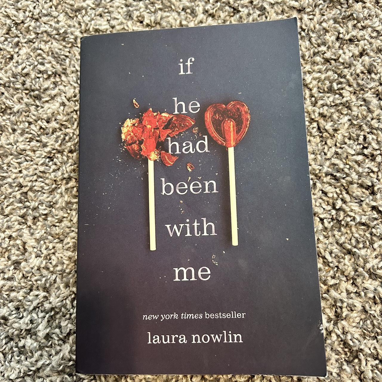 IF HE HAD BEEN WITH ME BOOK 🖤small stains here and... - Depop