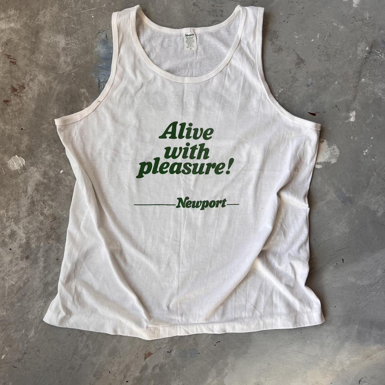 VTG Newport tank top XL #summer #Newport | Depop