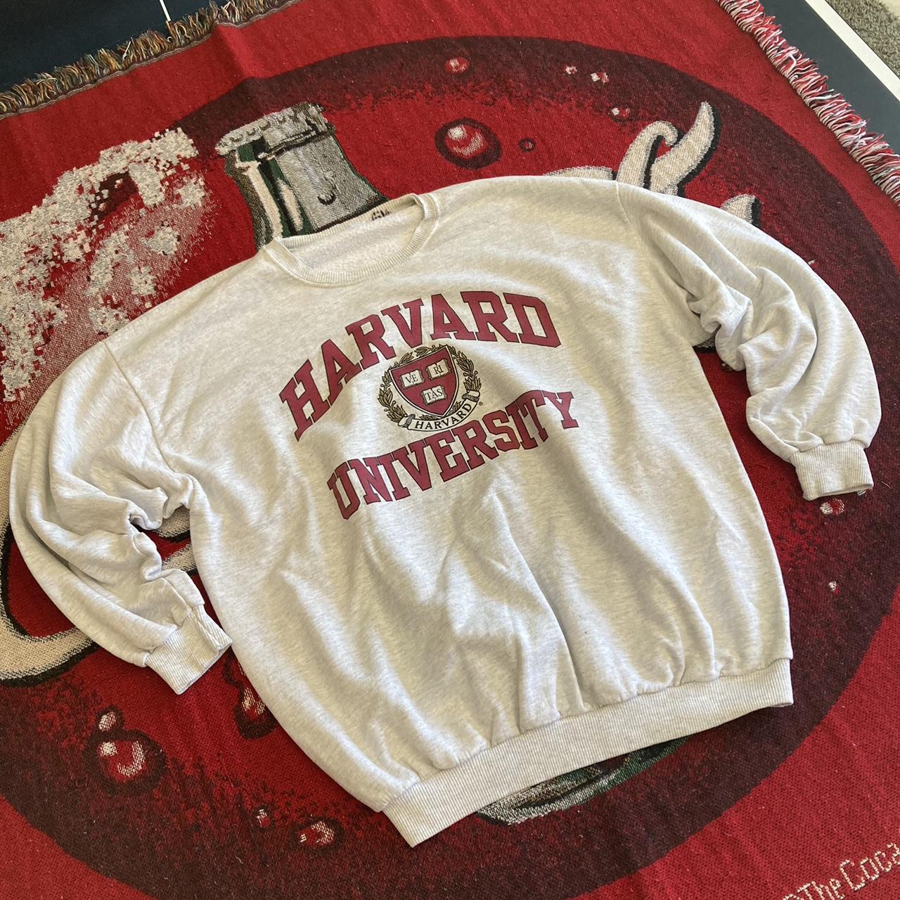 Vintage Harvard sweater Fits like a large Amazing... - Depop
