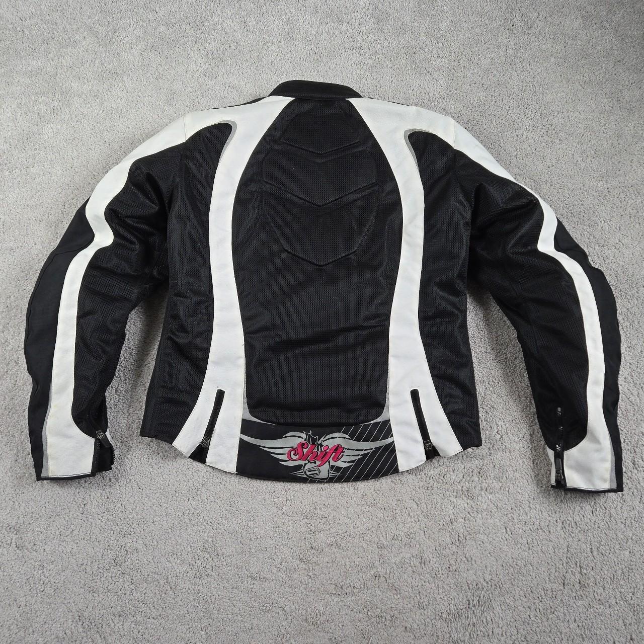 Shift Catalina Motorcycle Jacket Womens Large Black... - Depop