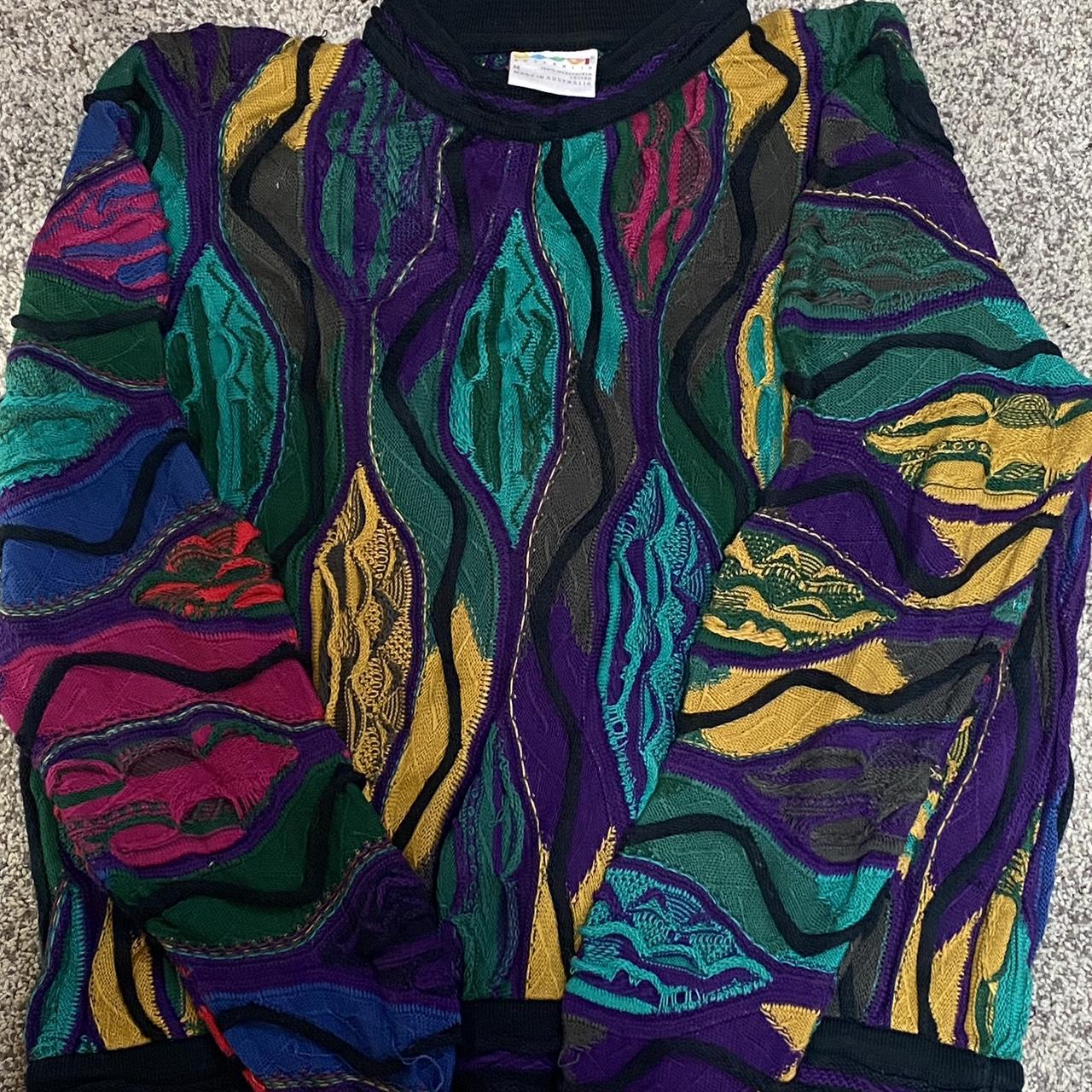 Authentic COOGI Australia sweater. Has a few snags... - Depop