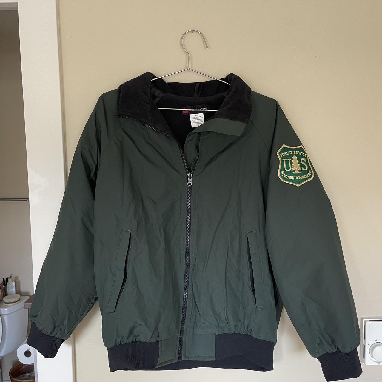 Vintage US Forest Service Bomber Jacket #workwear... - Depop
