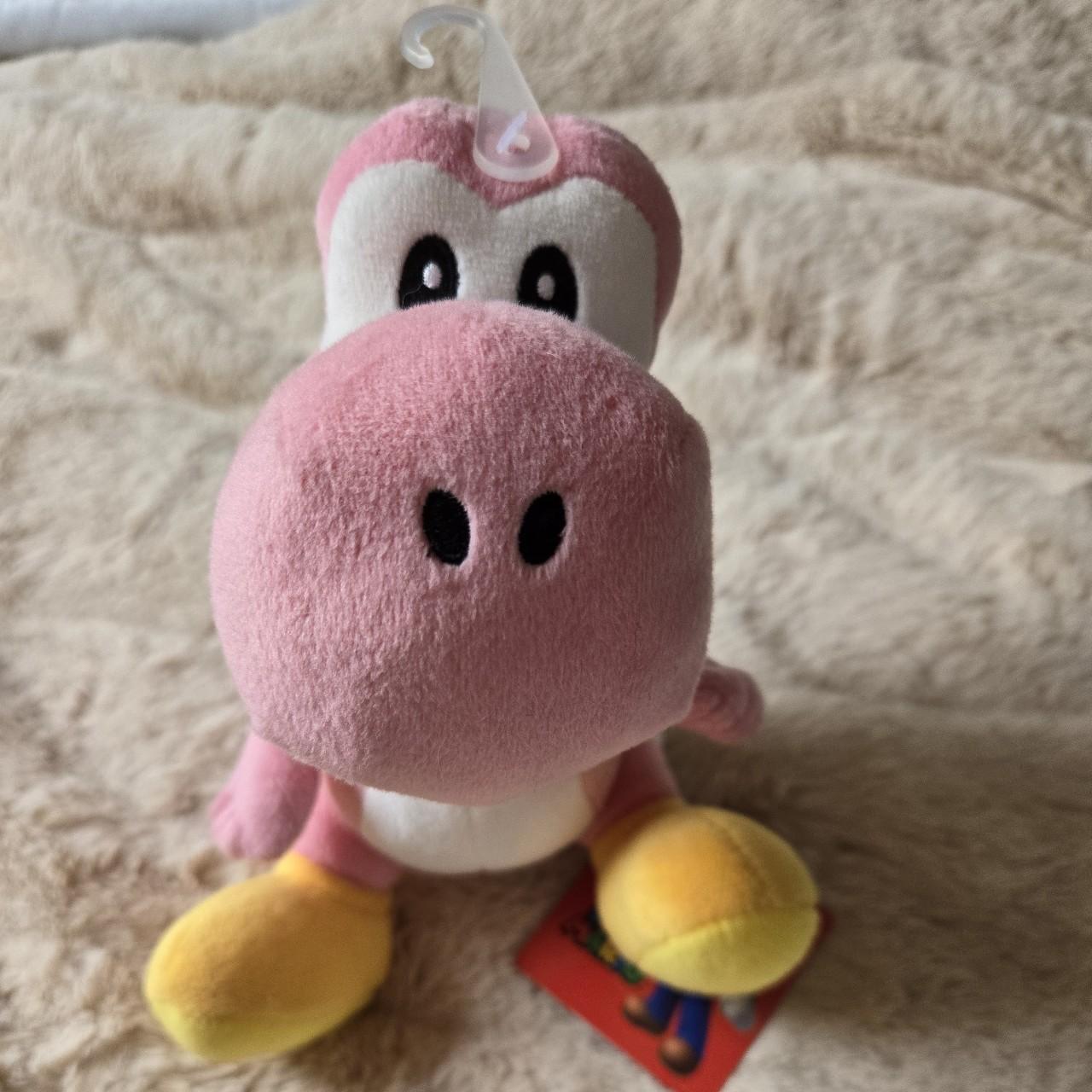 New Nintendo Super Mario Pink Yoshi plush/stuff... - Depop