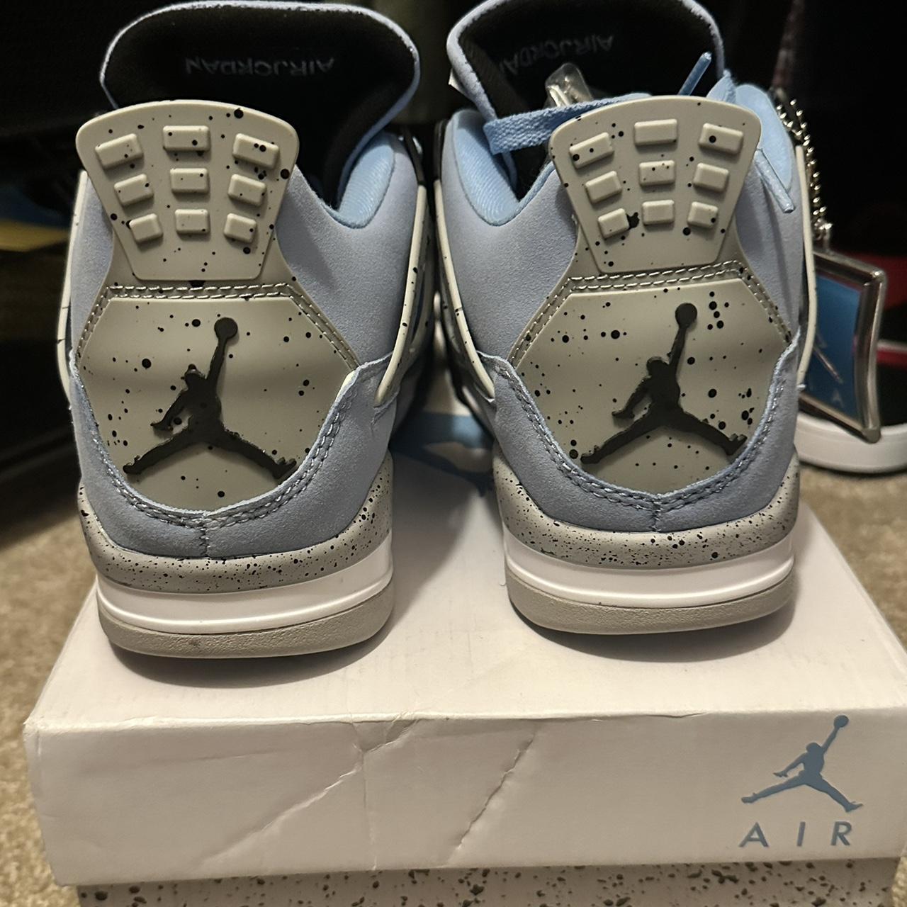 Jordan 4 University blues Size 8 BRAND NEW w/box - Depop