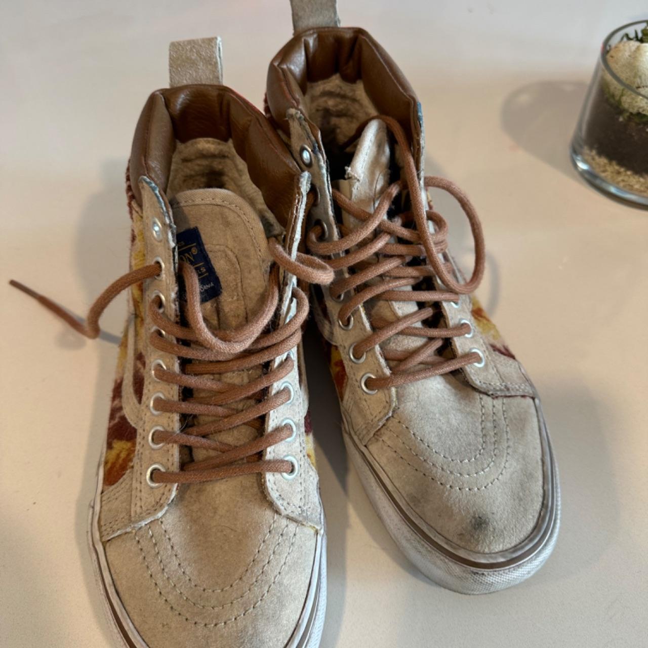 Vans x Pendleton sk8-hi shoes. These have plenty of... - Depop