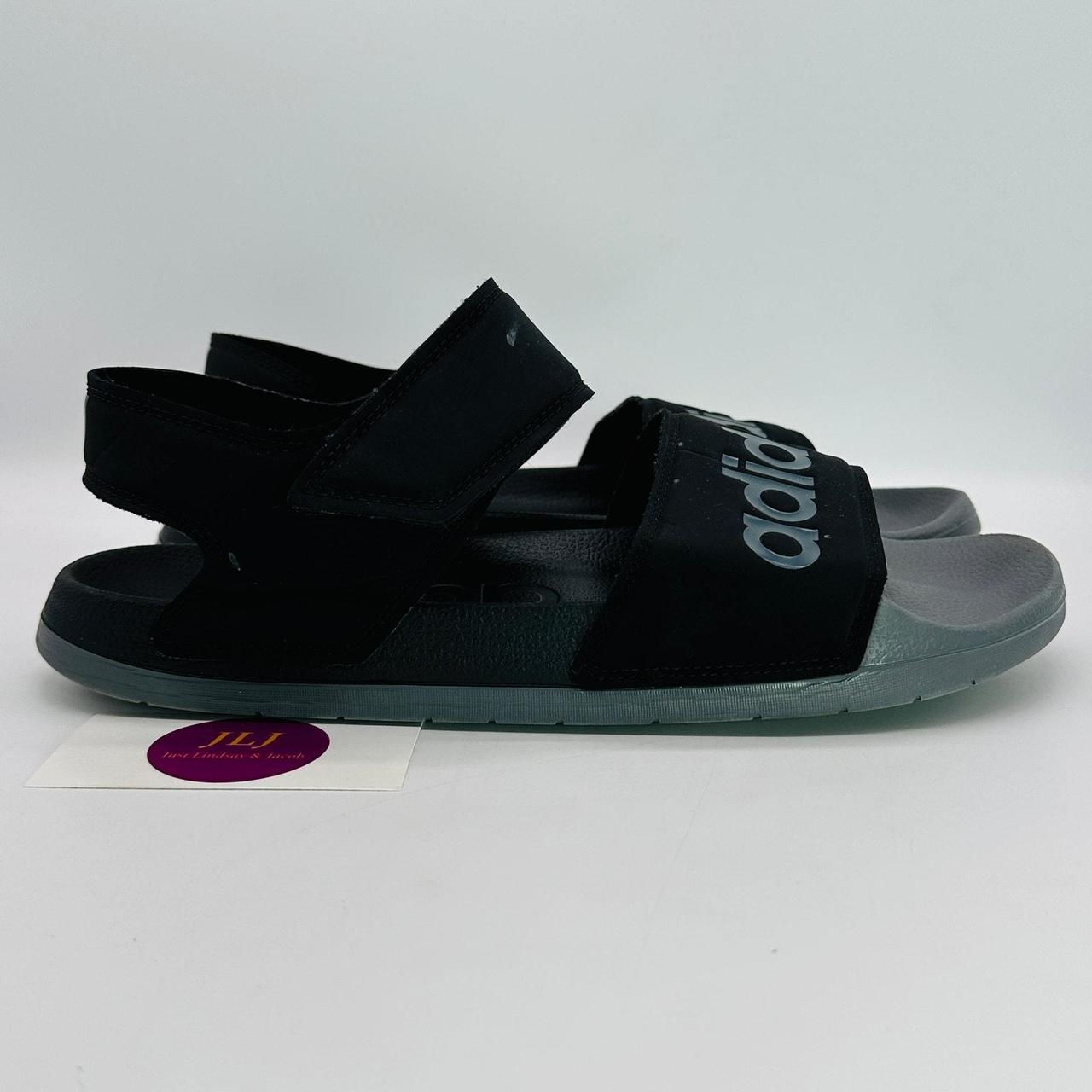 Adidas Men's Adilette Comfort Sandals Core... | Depop