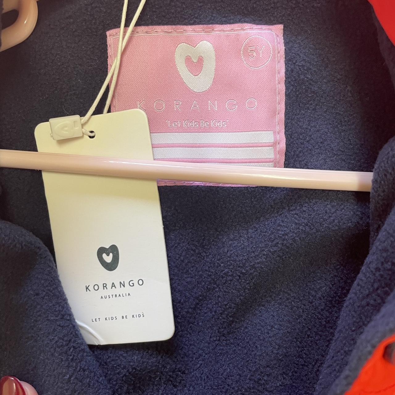 Korango kids lined raincoat Brand new, size 5... - Depop