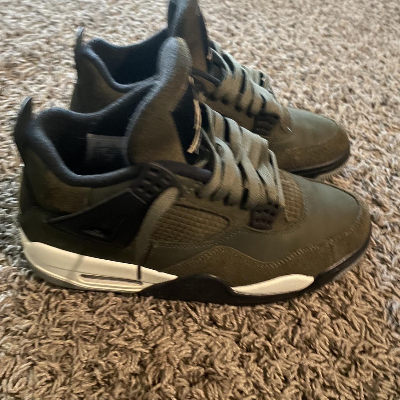 Jordan 4 Olive green #jordan4s #jordan - Depop