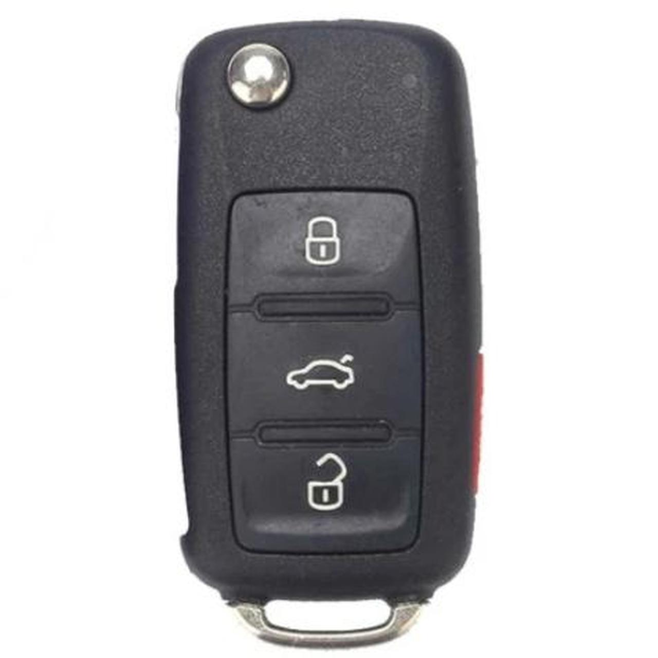 VW keyring cover + large fluffy bunny keyring - Depop