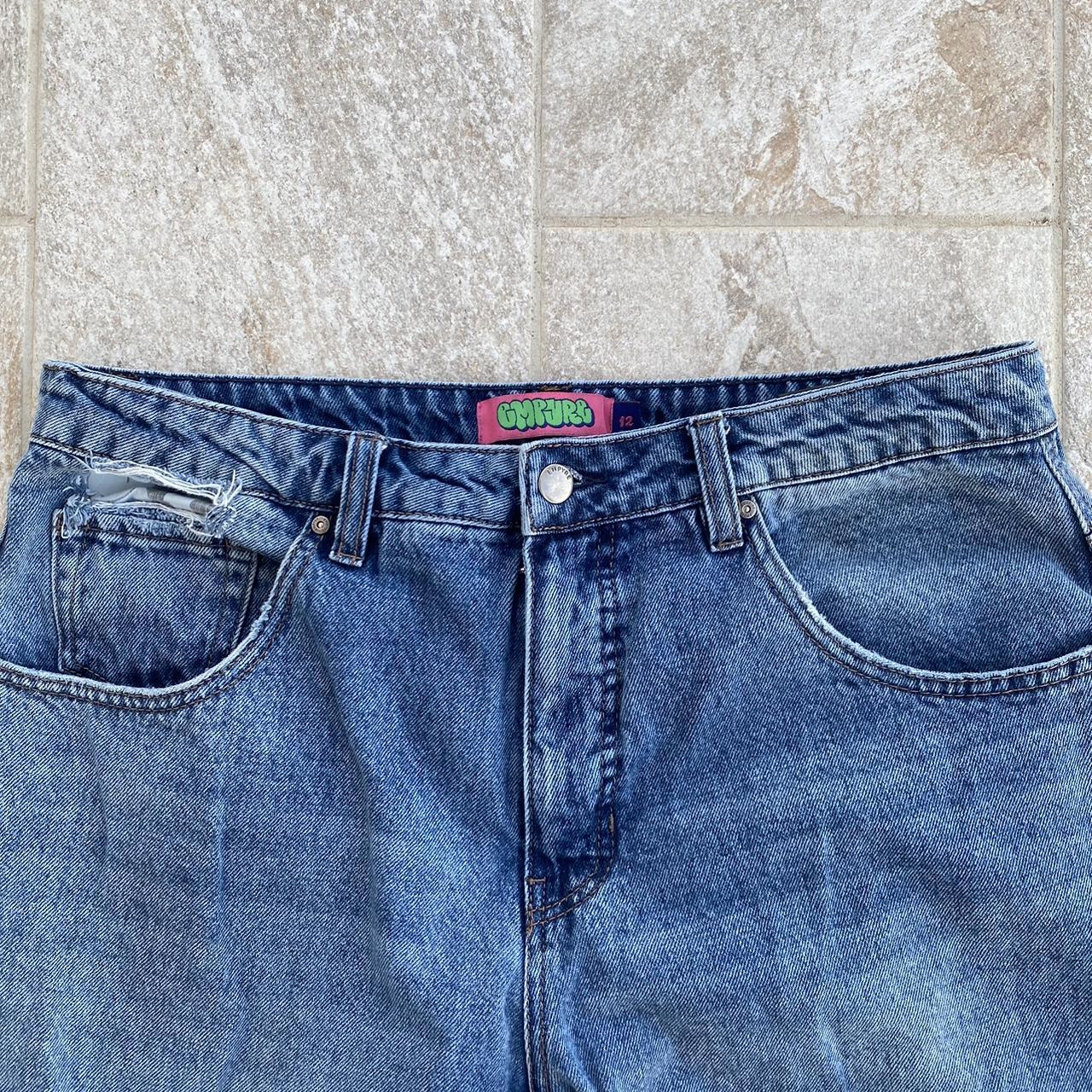 Jnco Type Wide Leg Jeans Size: 12 - - Used! - -... - Depop