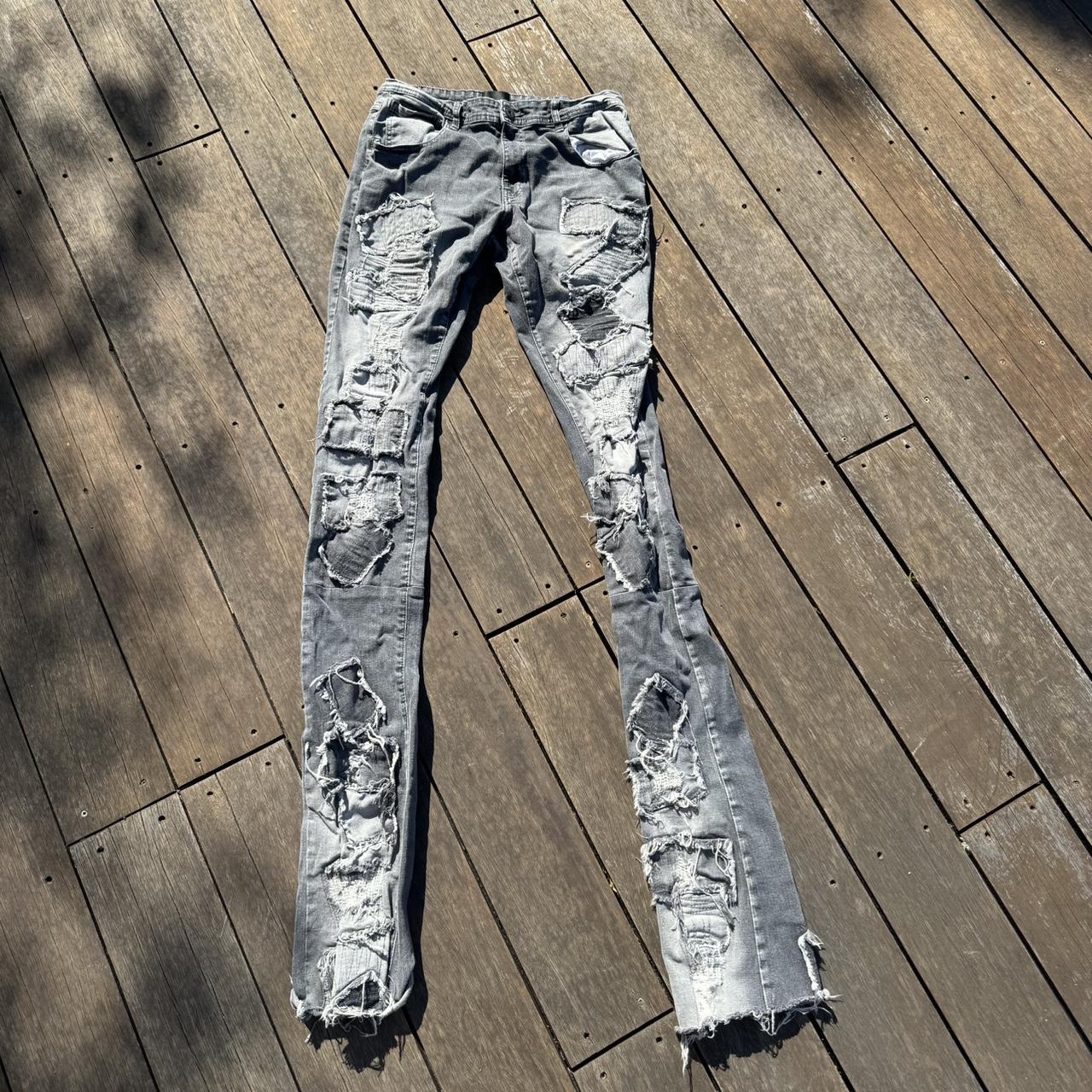 ROCKSTAR STACKED DENIM JEANS *34* - Depop