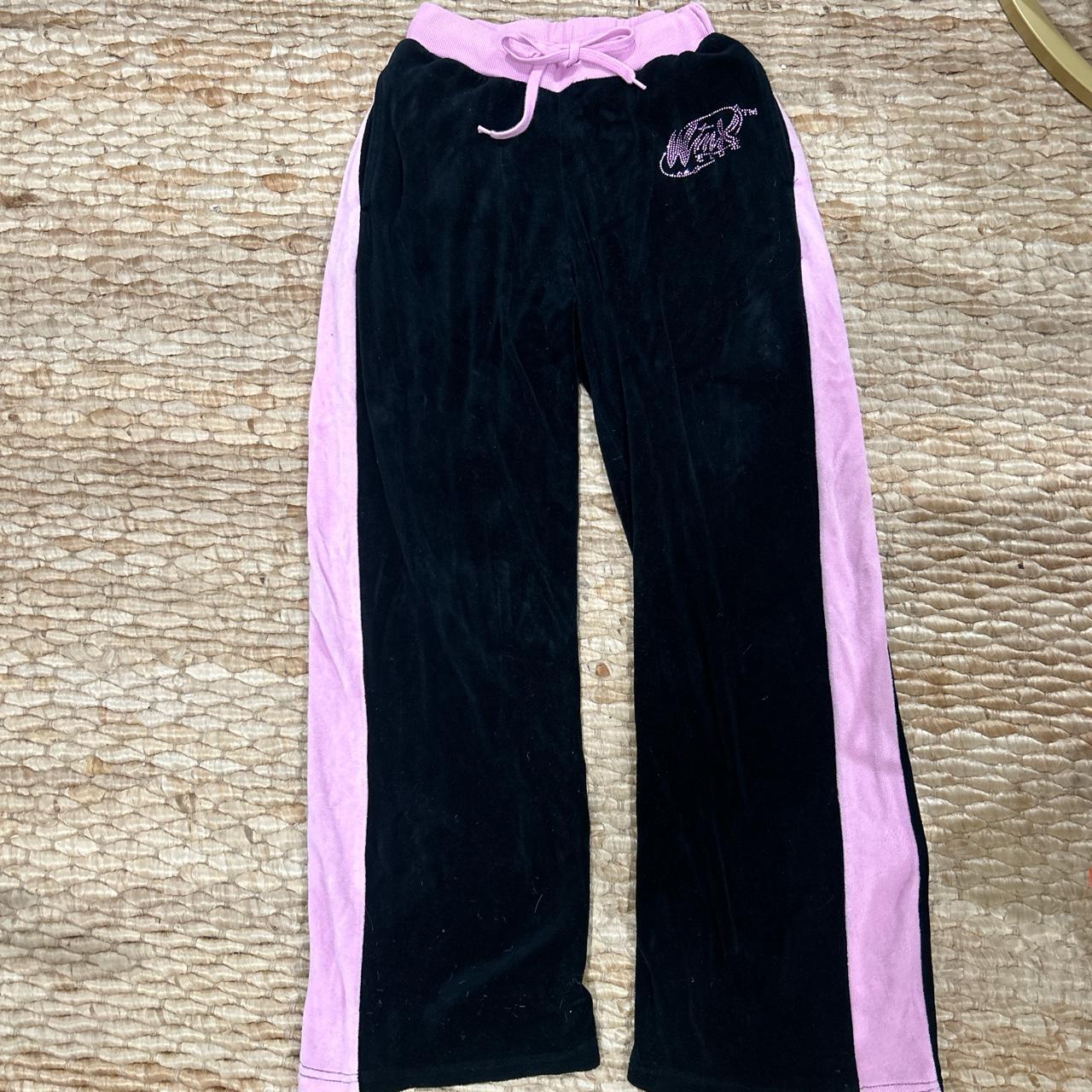 rhinestone winx club x dolls kill velour pink &... - Depop