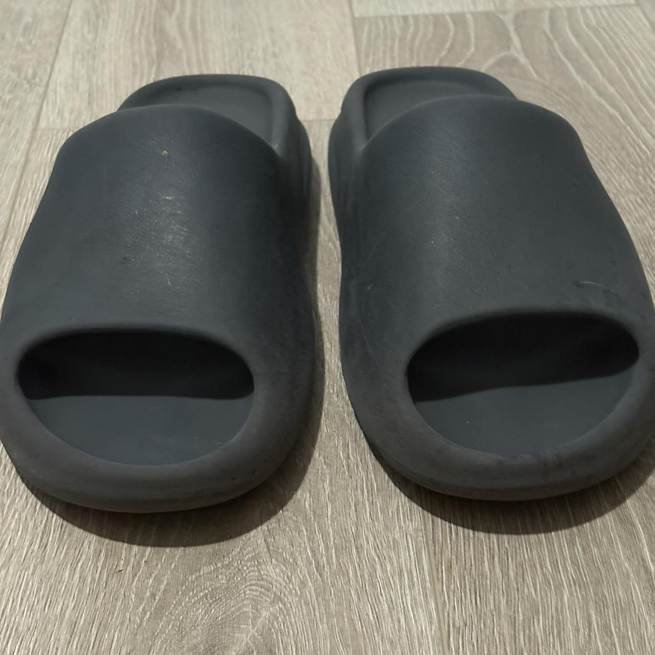 Slate Grey yezzy slides Size 14 fits like 13 Lmk... | Depop