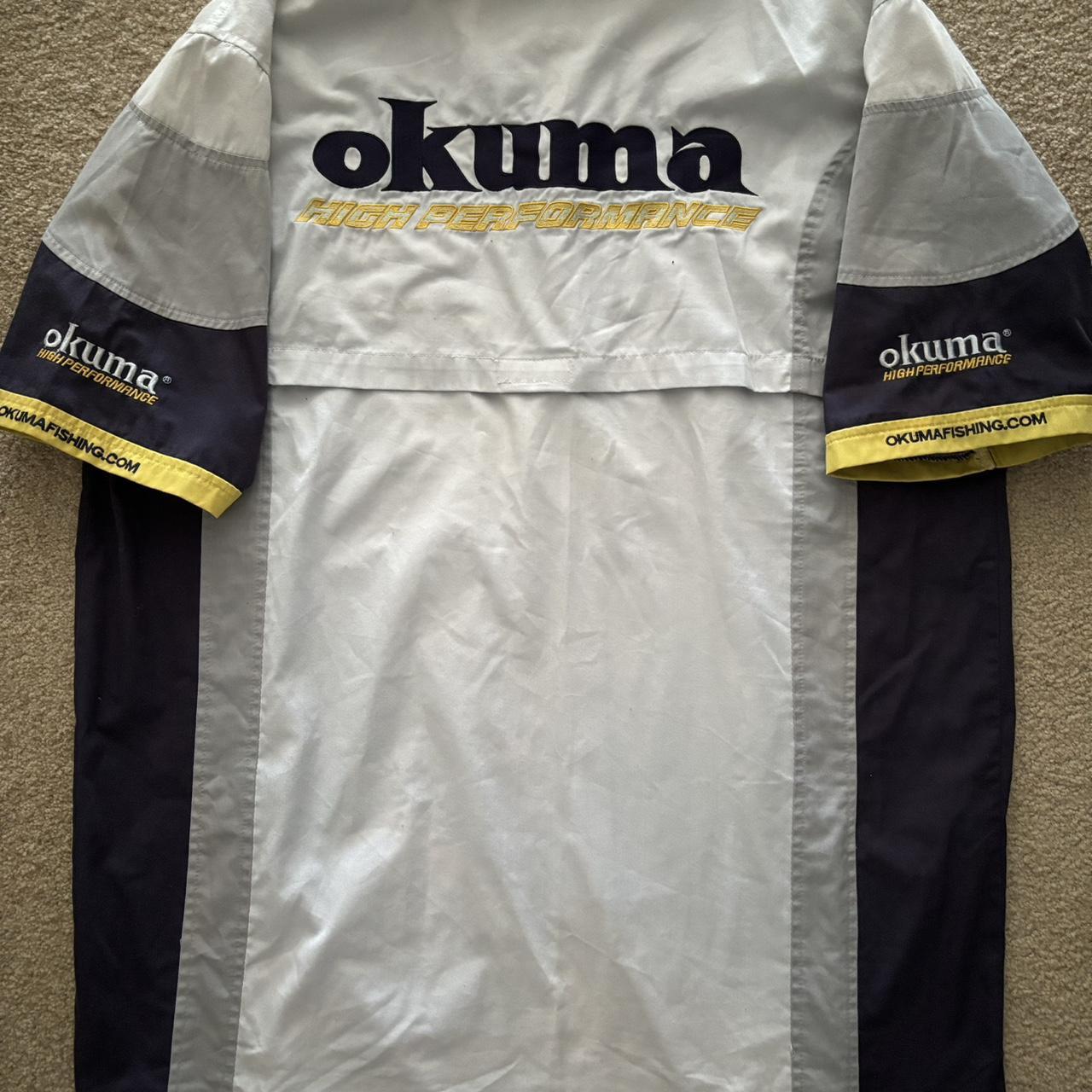 Men’s Okuma high performance fishing shirt, hardly... - Depop