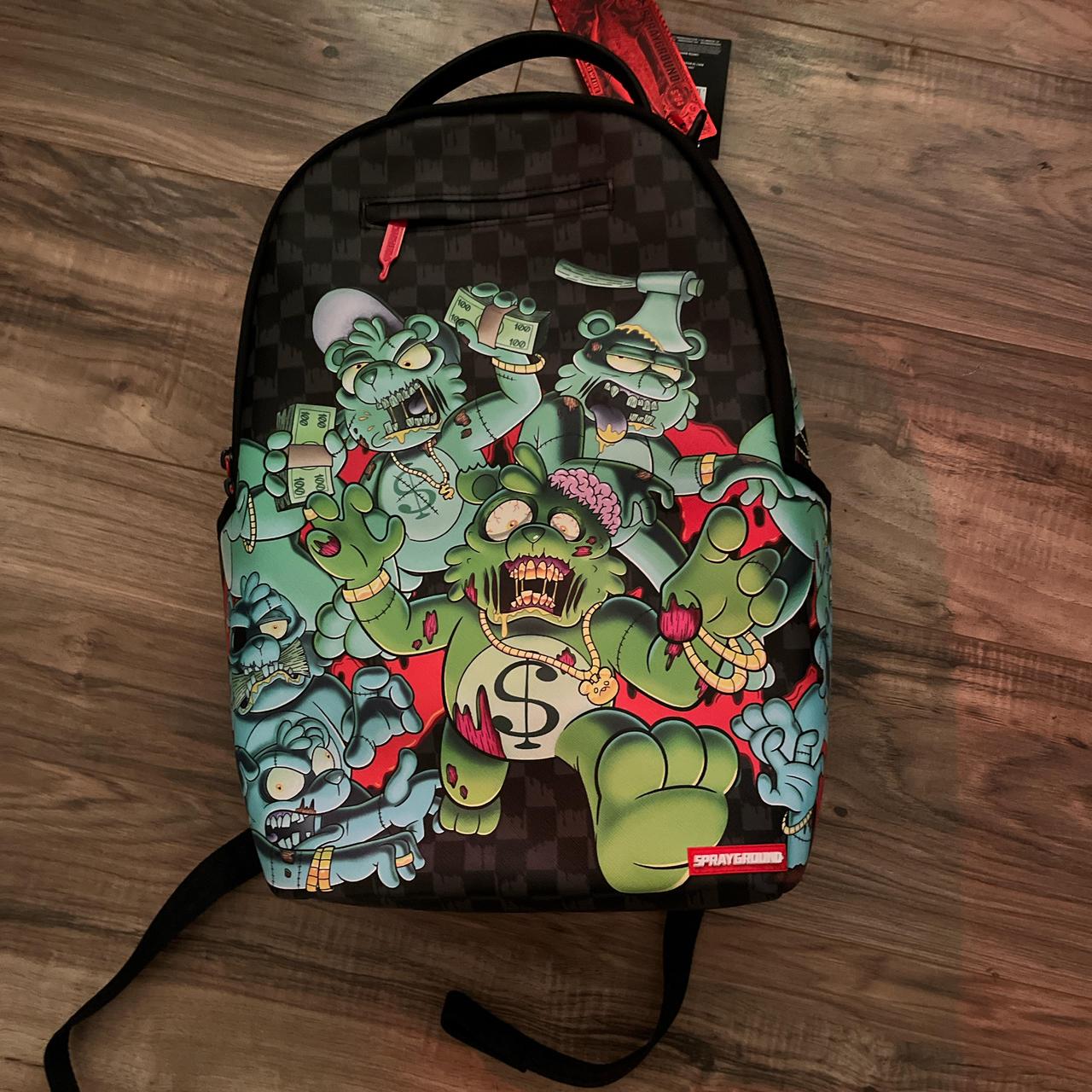 Limited edition zombie bear money spray ground bag.... - Depop