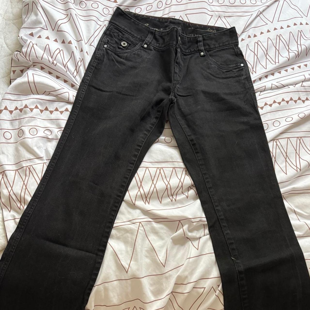 Eddie Baur low rise bootcut black jeans | Depop