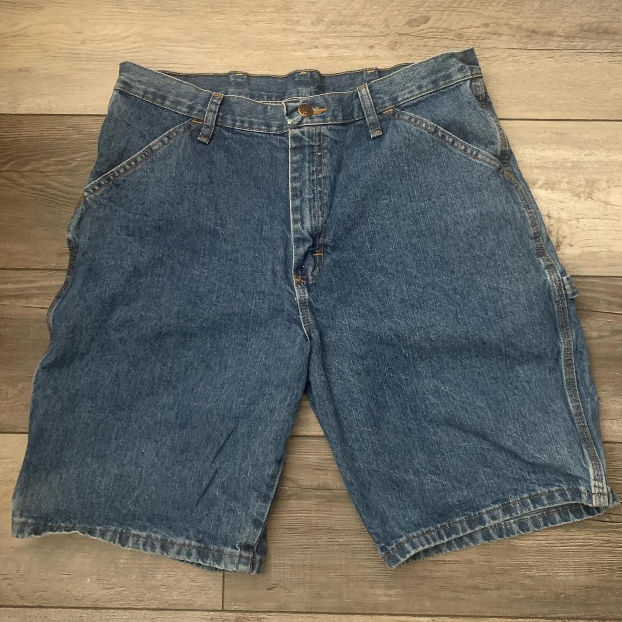 Rustler jean jorts with an amazing baggy fit Size: 34 - Depop