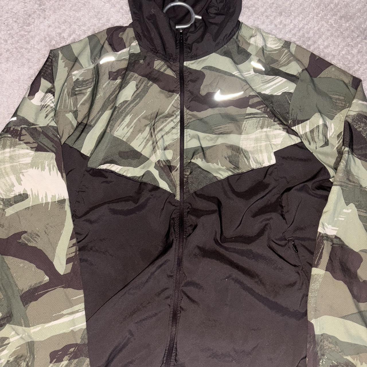 NIKE UV CAMOUFLAGE REPEL WINDBREAKER JACKET MEN’S LARGE - Depop
