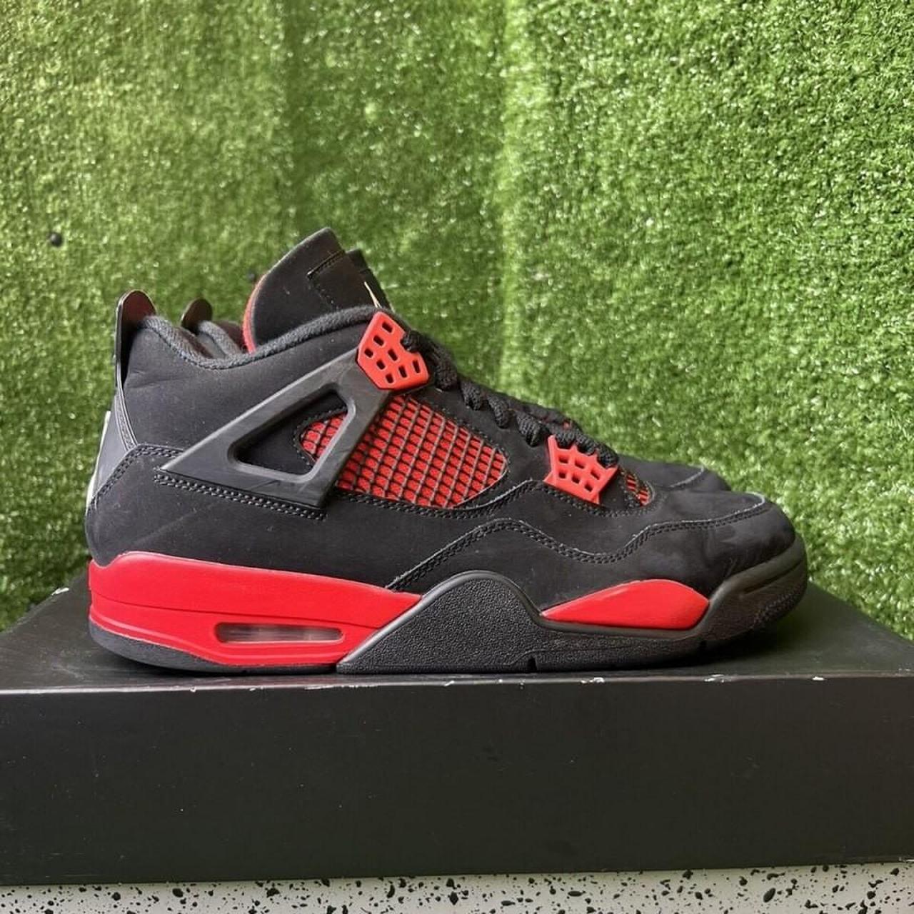 Air Jordan 4 Red Thunder Free Shipping and Free... - Depop