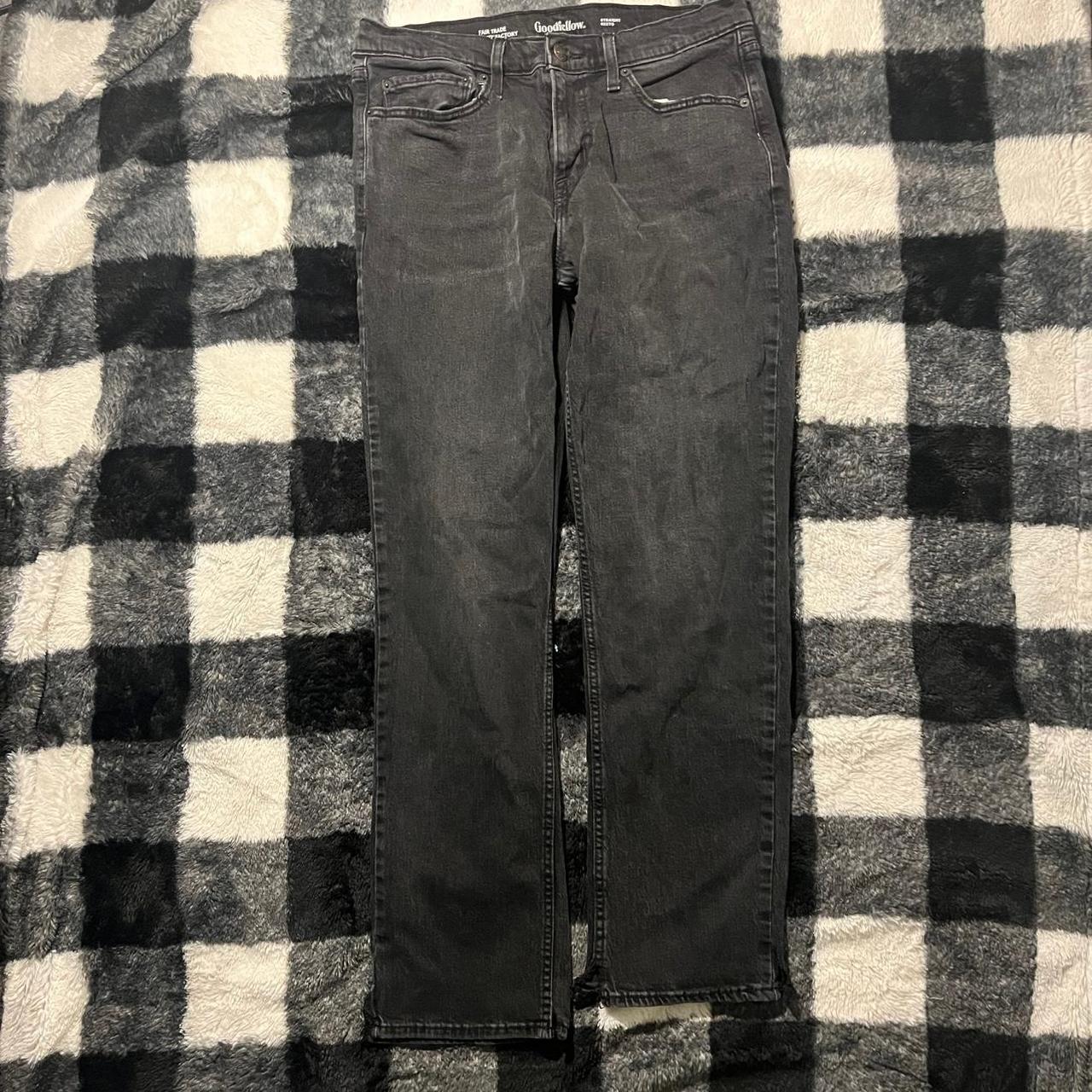 Black Straight Recto goodfellow jeans | Depop