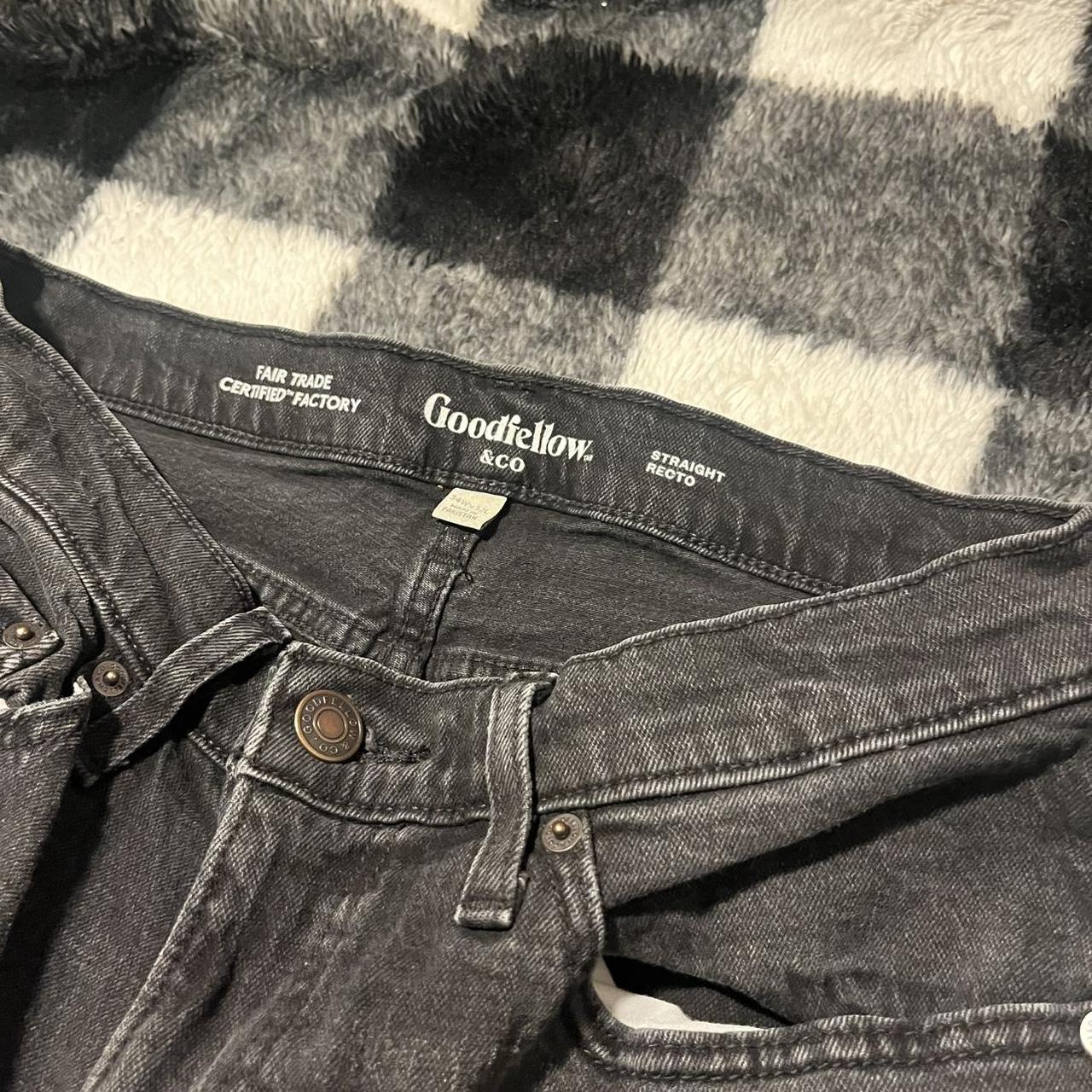 Black Straight Recto goodfellow jeans | Depop