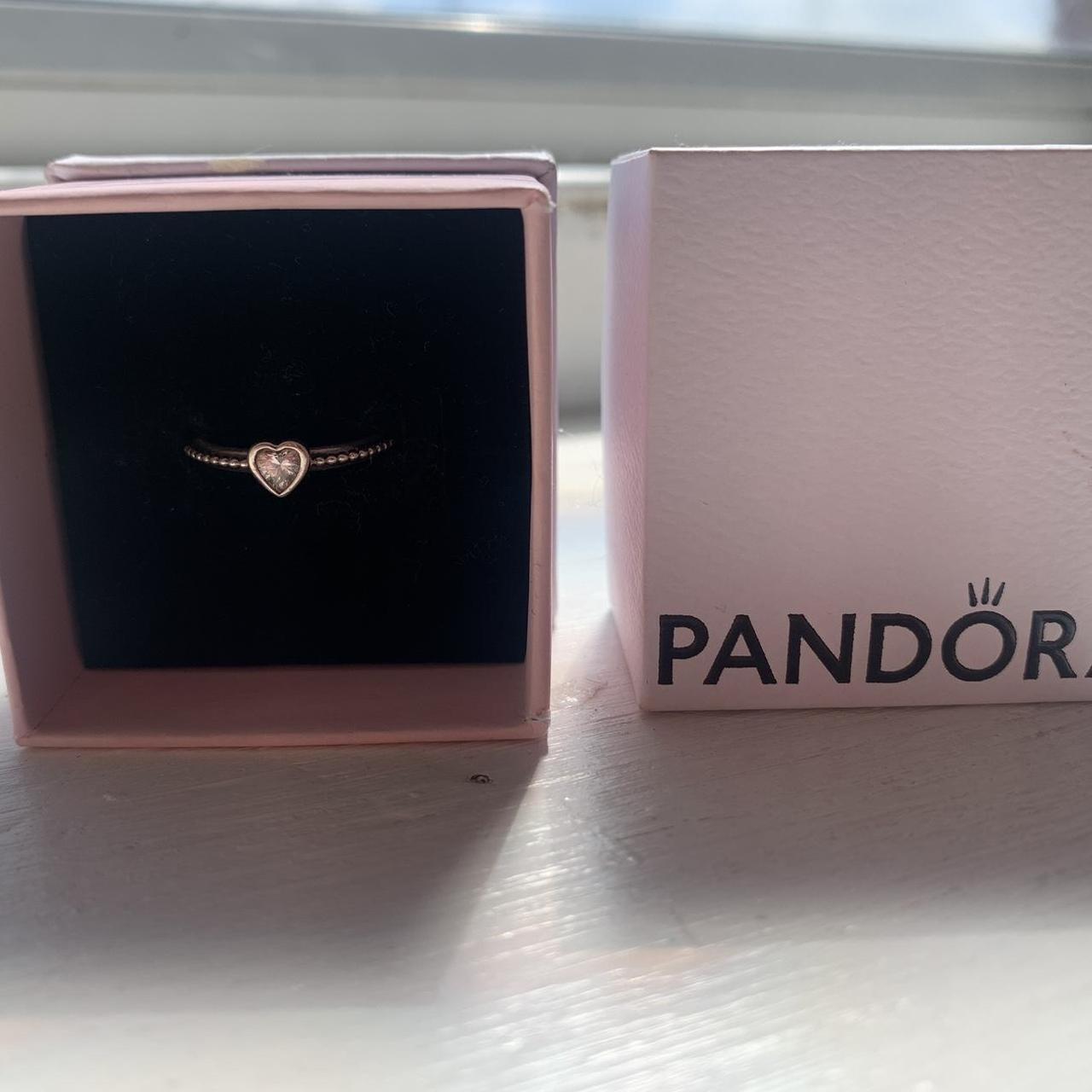 Pandora heart ring Not sure what size Will accept... - Depop