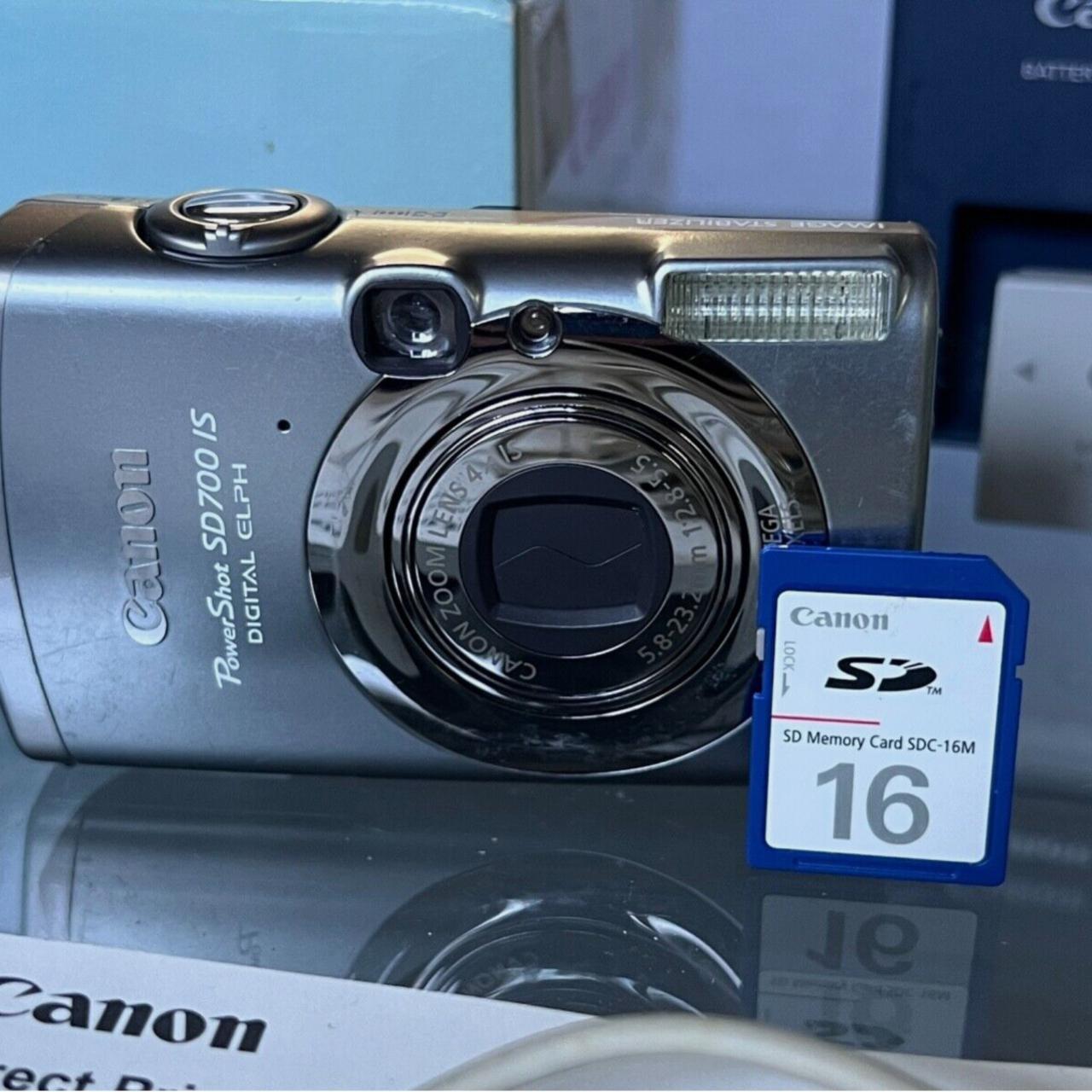 Canon PowerShot SD700 6MP Camera w/battery, box,... - Depop