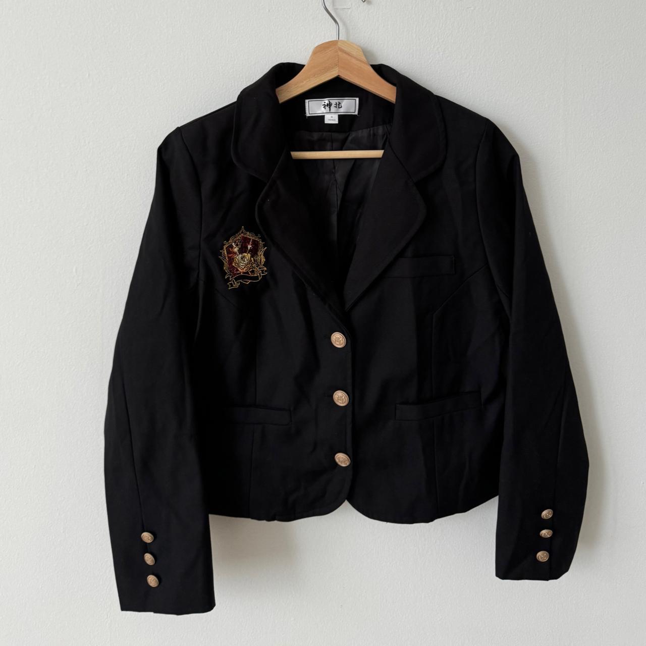 university blazer super cute, never used :) - Depop