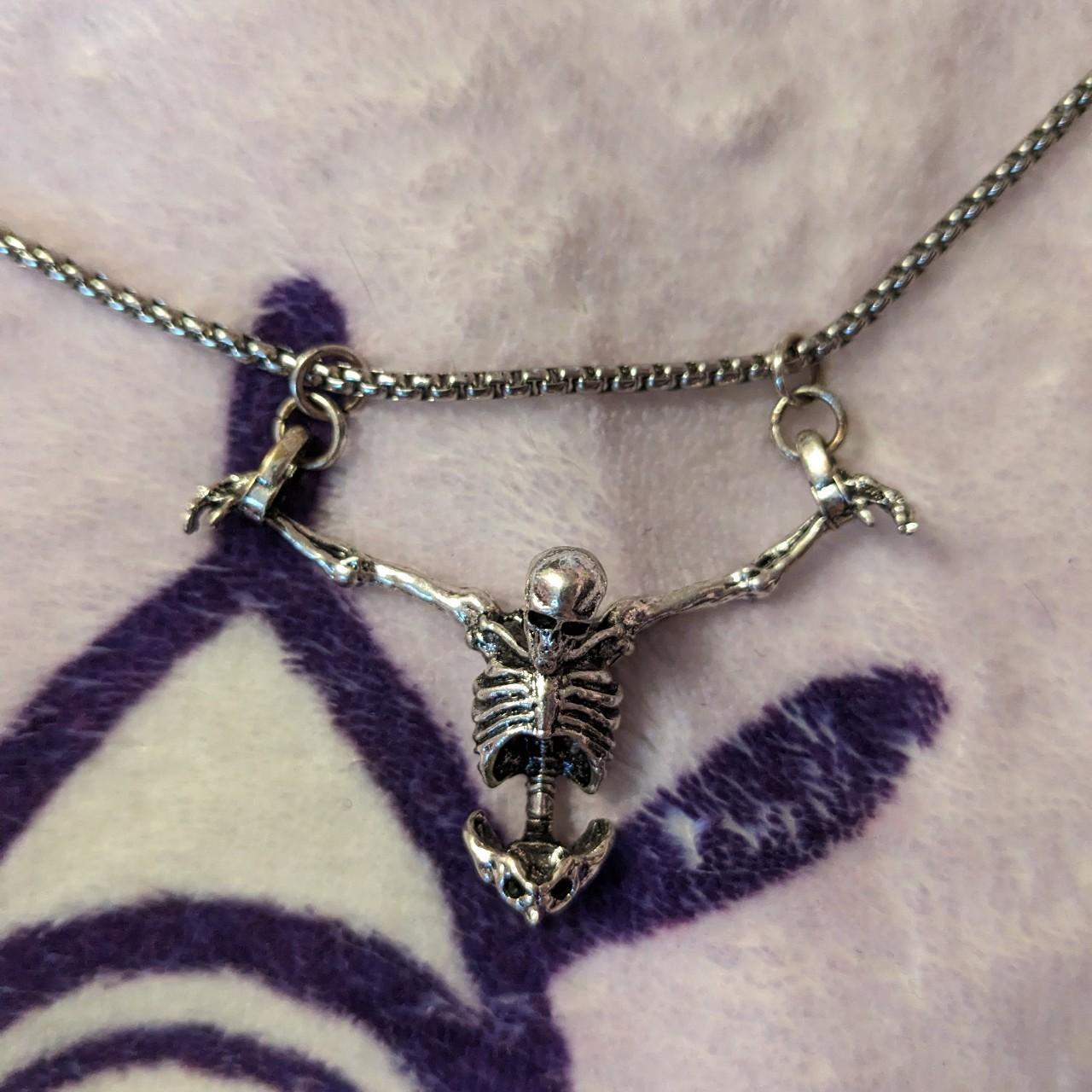 Vintage Crucified Skeleton Chain Y2k, Retro,... - Depop