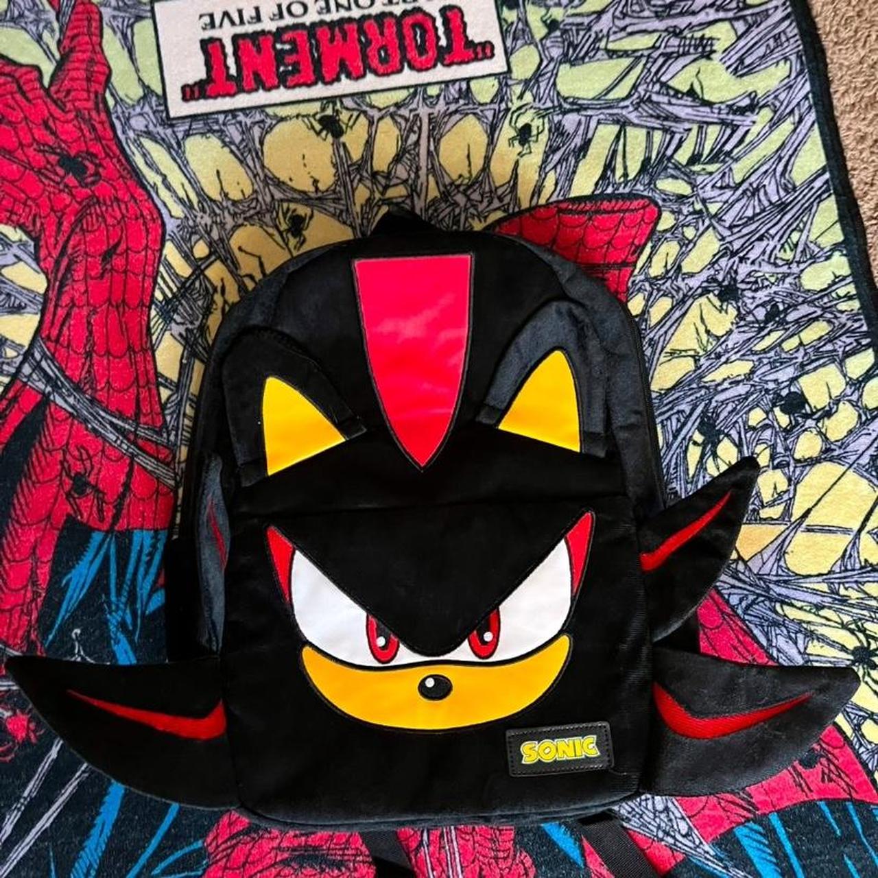 Shadow the hedgehog backpack Brand new Very sick... | Depop